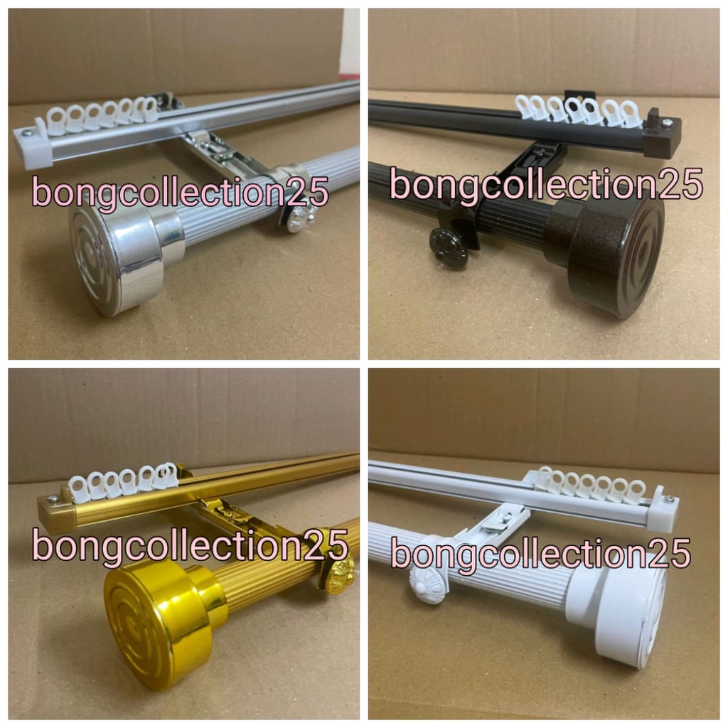 Double Curtain Iron Full Set Double Curtain Rod And Double Curtain Iron ...