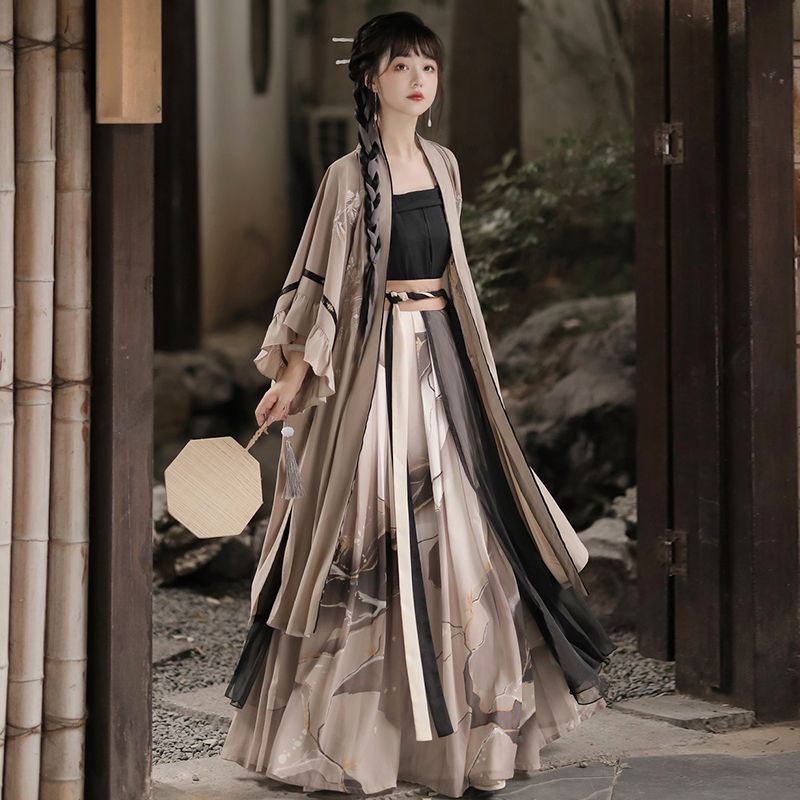 Ancient Costume Hanfu Female Made In Song Dynasty Improved Changgan ...
