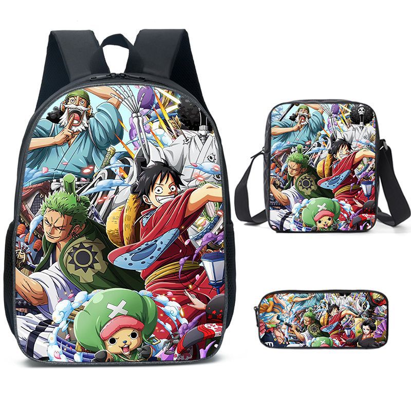 One Piece Luffy One Piece Bag Backpack Student One Piece Backpack ...