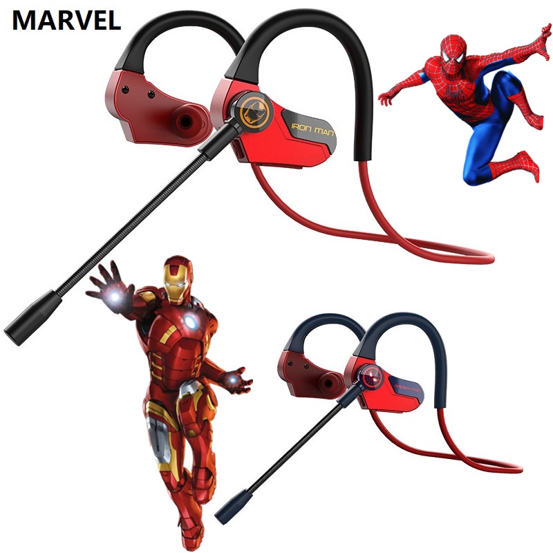 Marvel Wireless Bluetooth Noise Cancelling Gaming Earbuds Headphones ...