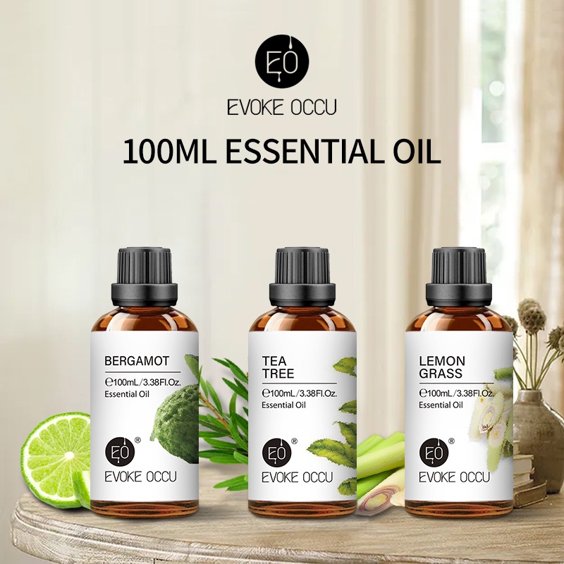 ⭐[EvokeOccu]⭐100ML Premium Oil-Based Essential Oils Diffuser Humidifier ...