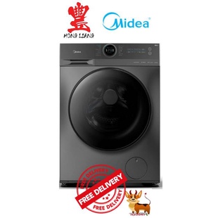 MIDEA MF200D100WB COMBO WASHER/DRYER INVERTER QUATTRO 10/7KG | Shopee ...
