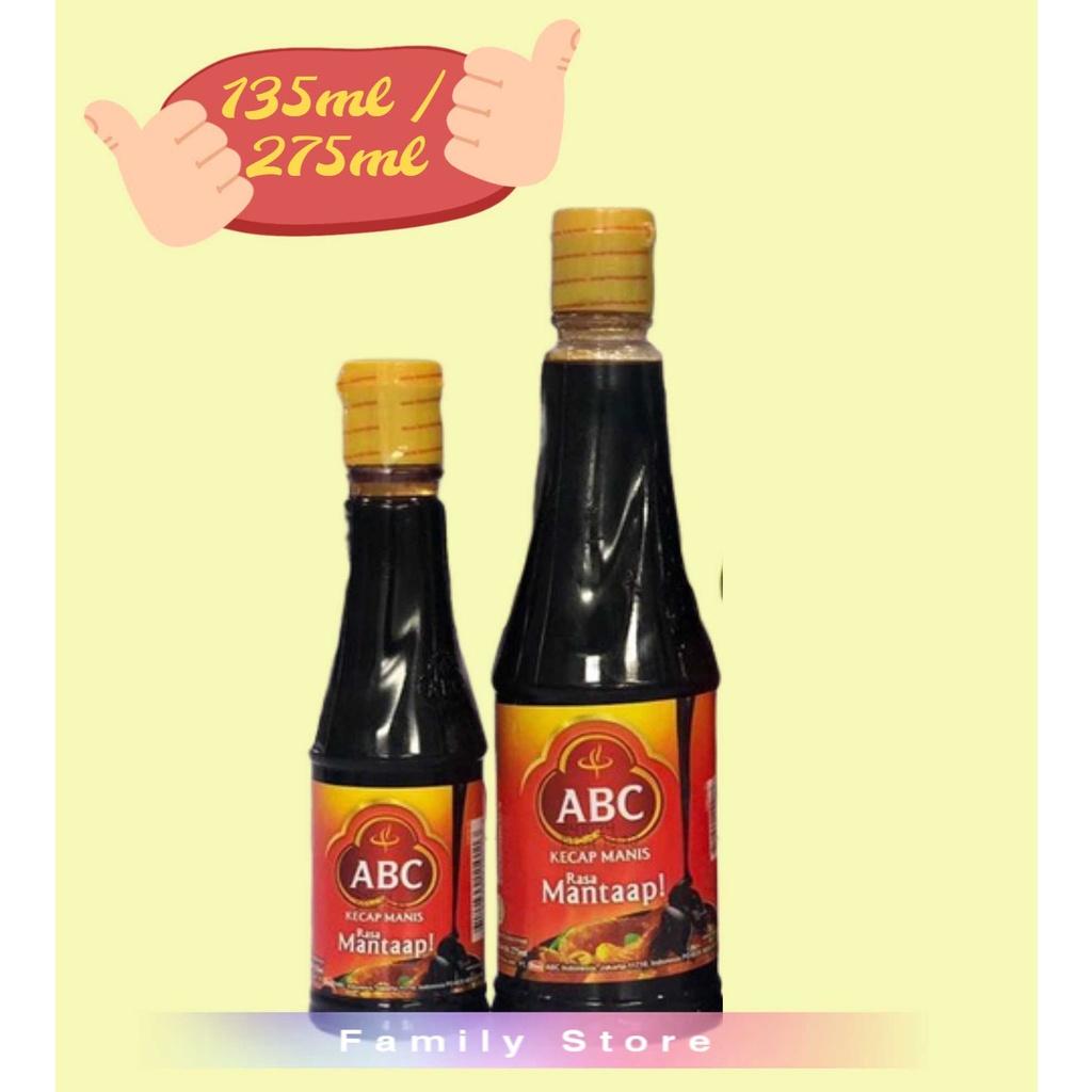 Kicap Manis ABC / ABC Brand Sweet Sauce (135ML / 275ML) | Shopee Singapore