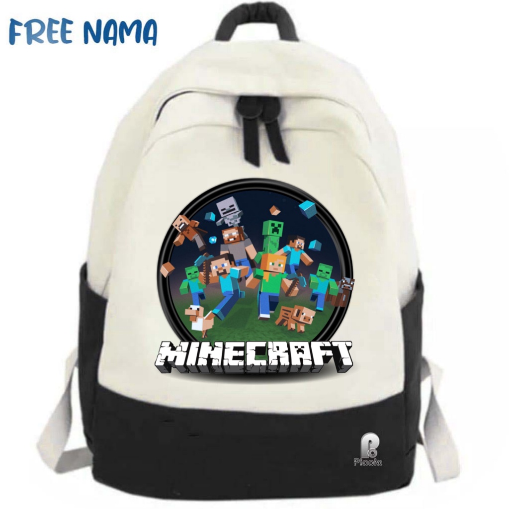 Minecraft UNISEX Elementary School Bag | Shopee Singapore