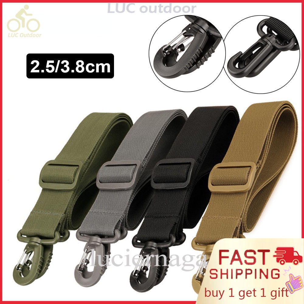 [LUC] 2.5/3.8cm Universal Bag Strap Outdoor Adjustable Replacement Nylon Shoulder Strap for ...