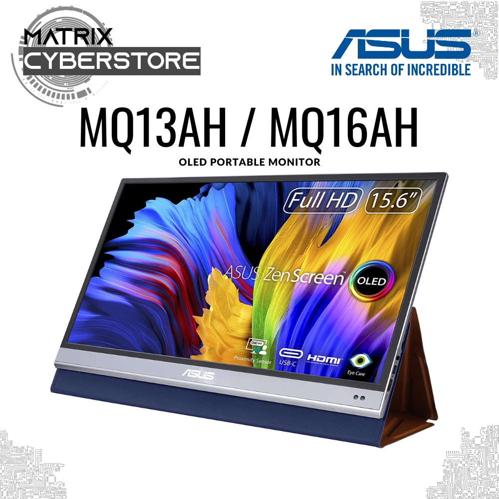 ASUS ZenScreen OLED MQ13AH / MQ16AH portable monitor – Full HD , OLED ...