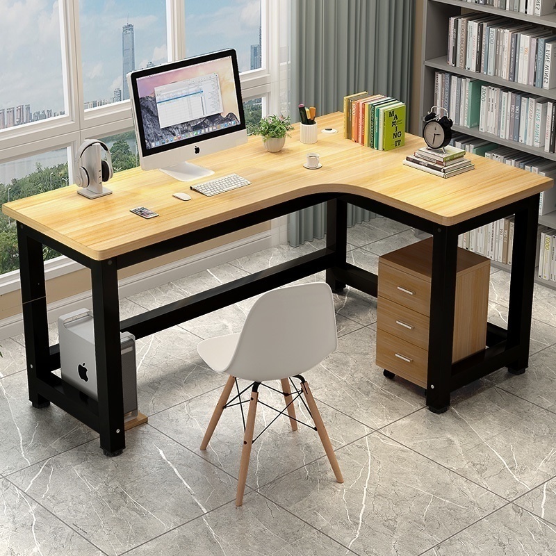 Computer Desk Home Desk Simple Desk Bedroom L-shaped Student Study Desk ...