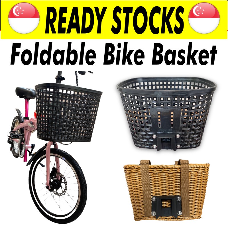 Basket Front Block Folding Bike Bag Bicycle Foldie Foldable Food ...