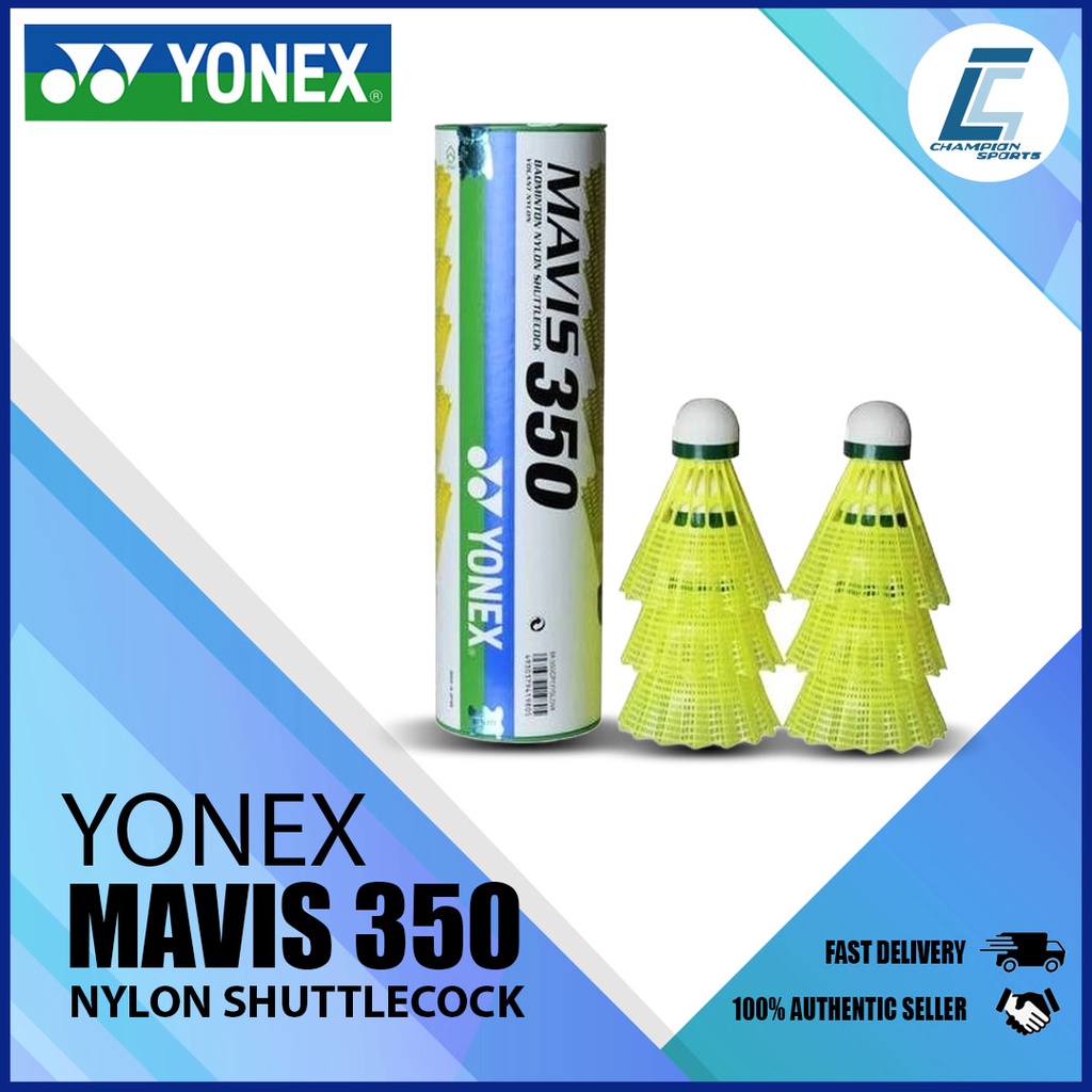 Yonex Mavis 350 Badminton Nylon Shuttlecock (S1/RO) | Shopee Singapore