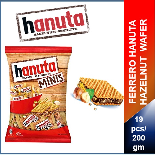 Hanuta Minis Wafer – Chocolate & Hazelnut Filling, 200g | Shopee Singapore
