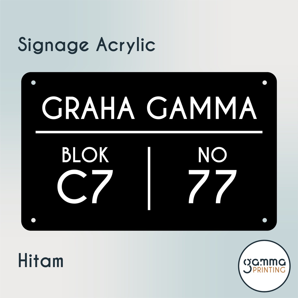 Custom Embossed Acrylic House Numbers / Acrylic Address Boards Custom ...