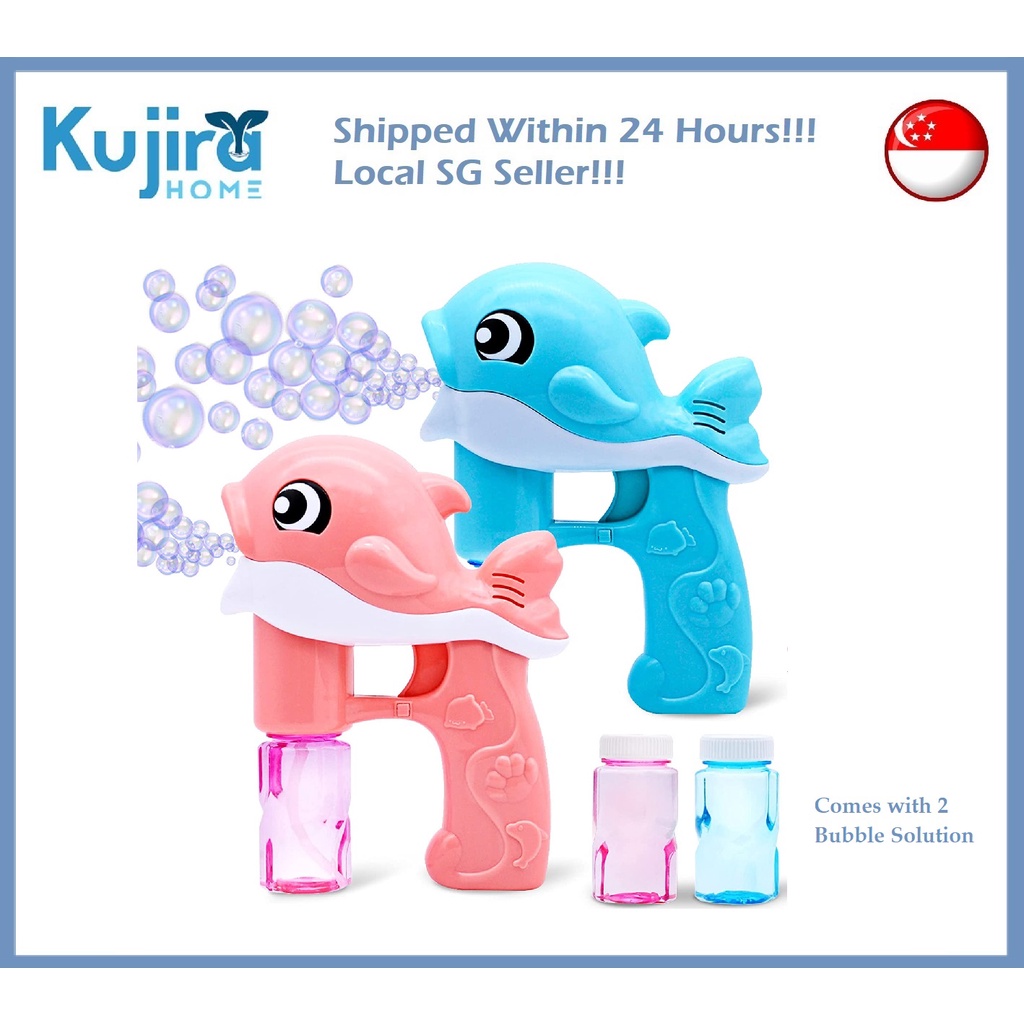 Kujira Homes - Dolphin Bubble Machine Set (2 Bubble Solutions ...