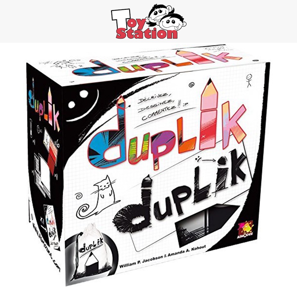 Asmodee Duplik | A Family and Party Drawing Game | Shopee Singapore
