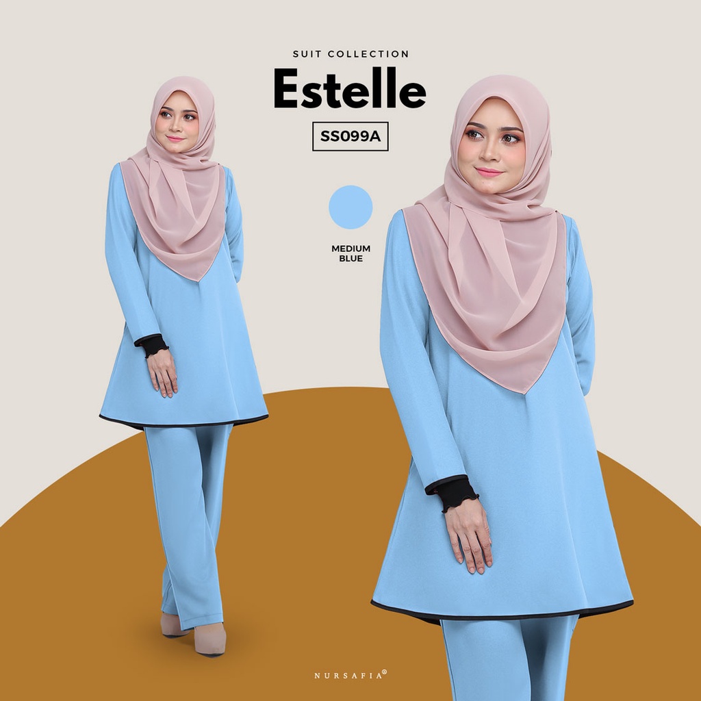 NURSAFIA ESTELLE SUIT, MUSLIMAH SUIT, SUIT LABUH MUSLIMAH BY NURSAFIA ...