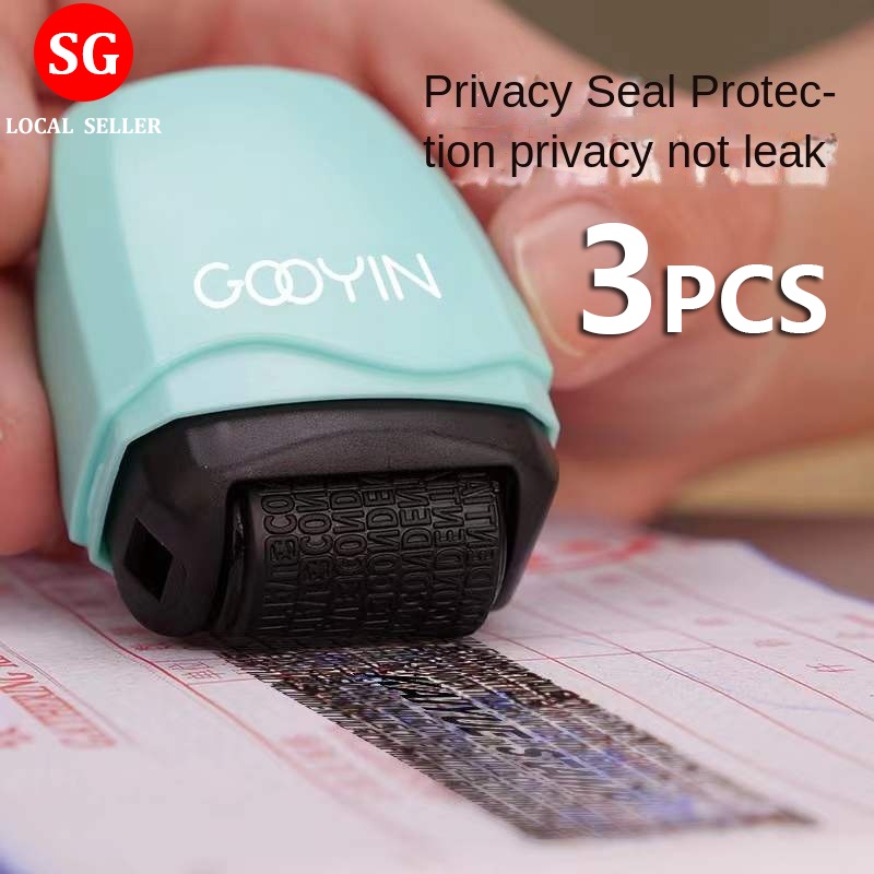 Identity Privacy Protection Roller Stamp Confidential Data Guard Your ...