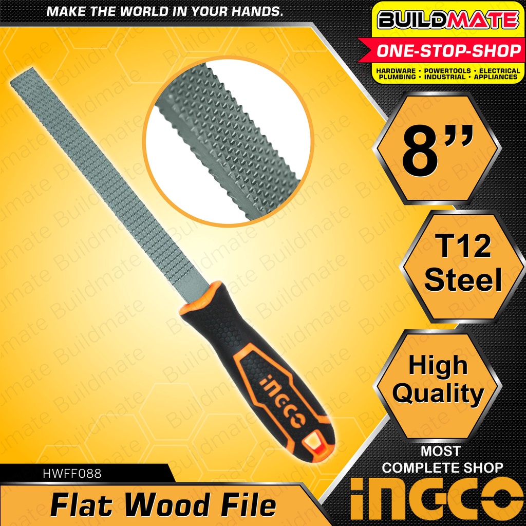 INGCO Flat Wood File HWFF088 / AUTHENTIC •BUILDMATE• HT2 | Shopee Singapore