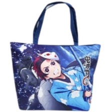 MUSE Demon Slayer Kimetsu no Yaiba Tanjiro Kamado Blue Tote Shopping ...