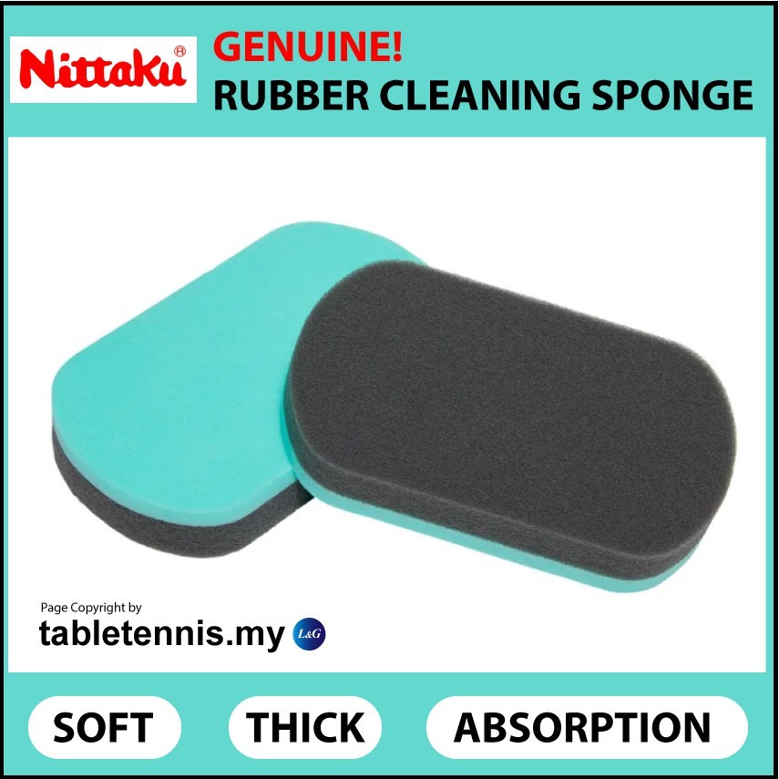 Nittaku Sponge Rubber Sponge Table Tennis Ping Pong Rubber Cleaner ...