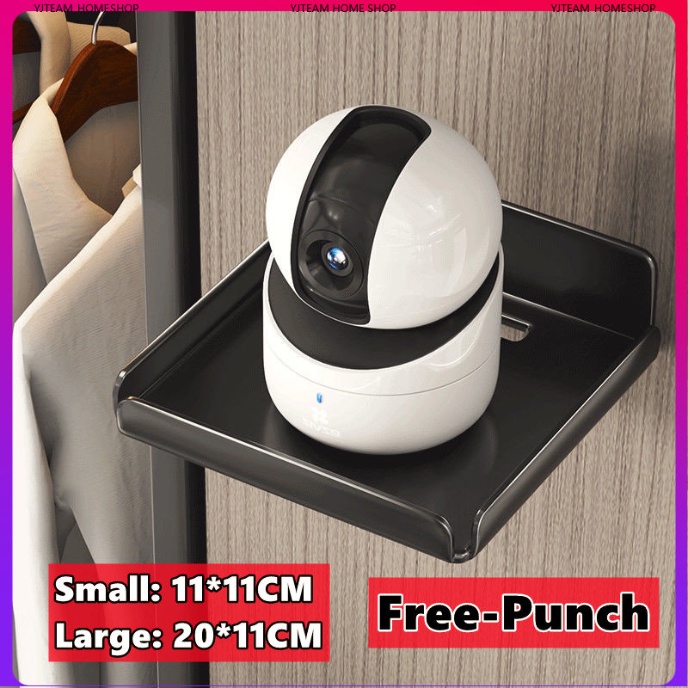 【IN Stock】Universal Stainless steel Camera Stand Free-Punch Wall Mount ...