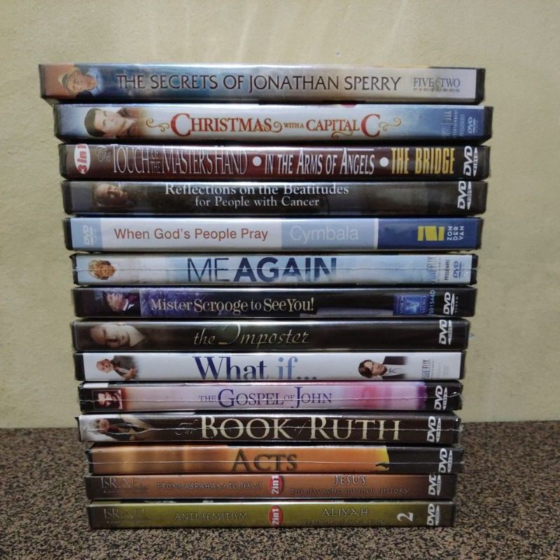 Assorted Christian movies ( DVD ) | Shopee Singapore