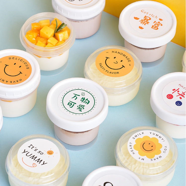Chubby Dudu Pudding Cup Double-Layer Milk Custard Special Cup Pp ...