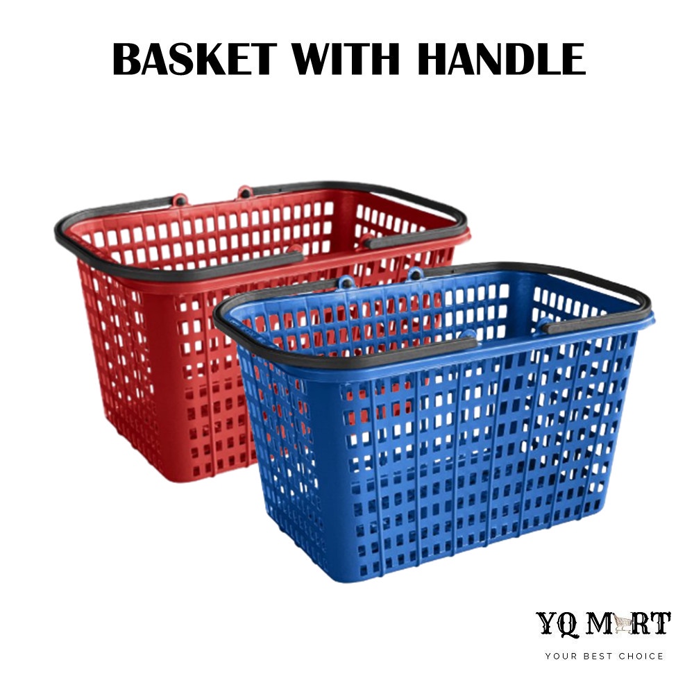 Basket With Handle/Grocery Shopping Basket/Bakul Kecil | Shopee Singapore