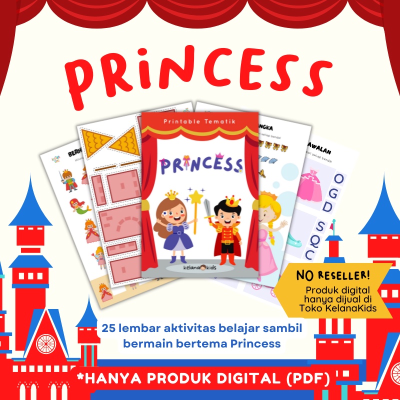 Princess Theme Worksheet - 25 Princess Theme Children's Worksheets ...