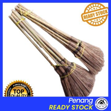 Wecareyou20 Coconut Leaf Broom with Handle Lidi Broom Batang Buluh ...
