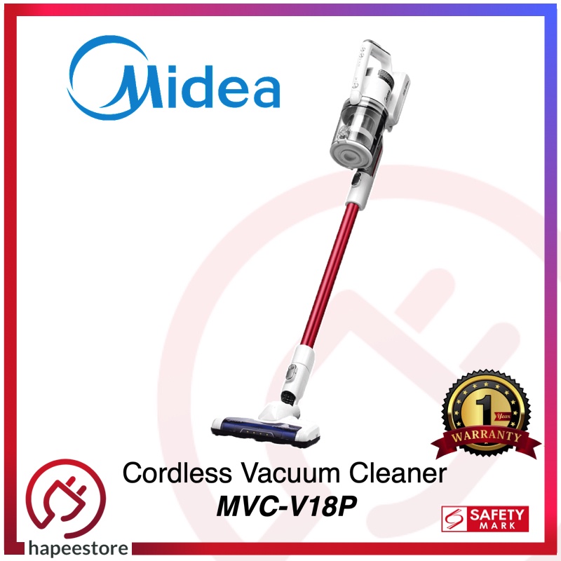 Midea 2-in-1 Cordless Vacuum Cleaner (DC Motor) - MVC-V18P | Shopee ...