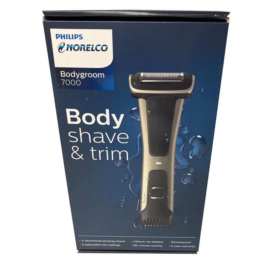 Philips Norelco Bodygroom 7000 Showerproof Body Shave & Trim BG7030/49 (US Plug) | Shopee Singapore