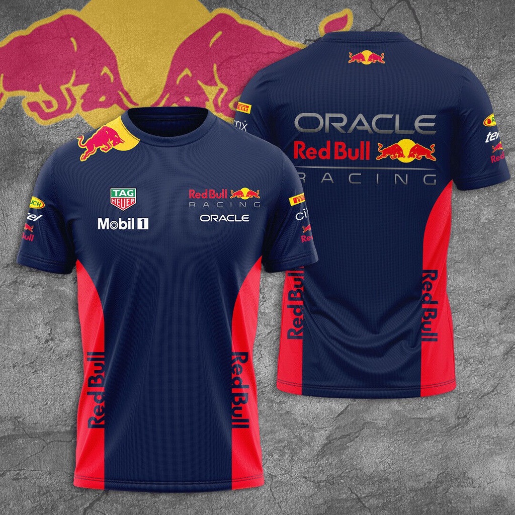 Red Bull Racing T-Shirt 2024, Red Bull F1, Formula 1, Tag Heuer Mobil 1 ...