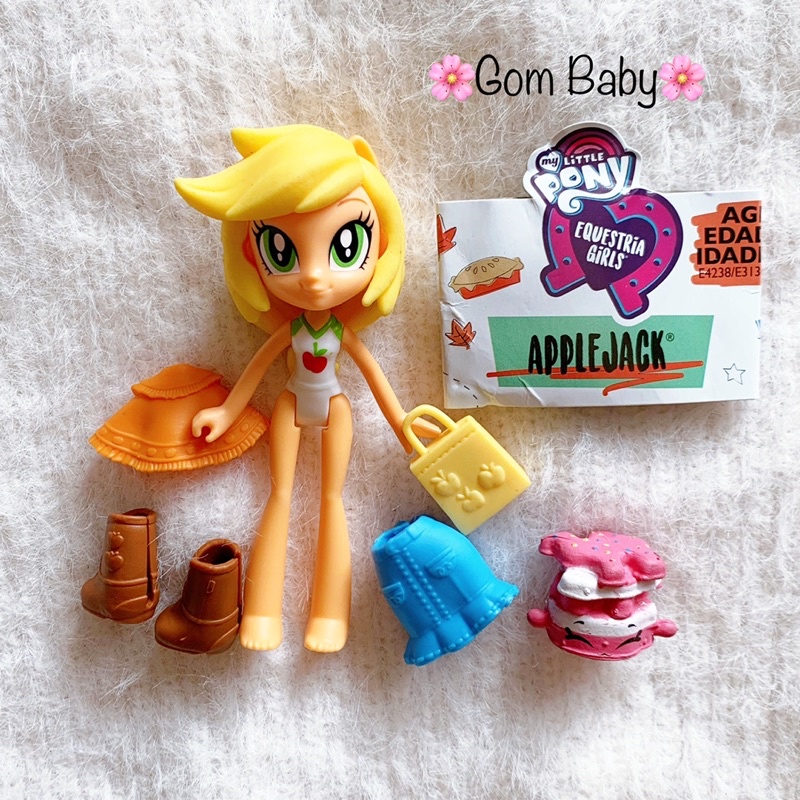 My little Pony mini doll Set with accessories - Apple Jack {Free 1 ...