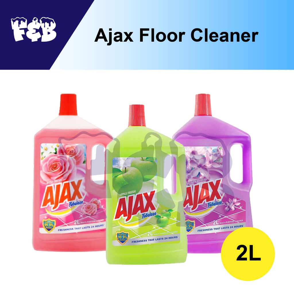 Ajax Fabuloso 2L Floor Cleaner Antibacteria (Assorted) | Shopee Singapore