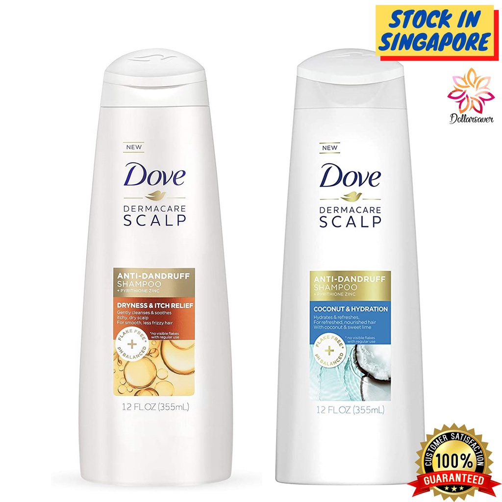 Dove Dermacare Scalp Anti Dandruff Shampoo 355ml Shopee Singapore