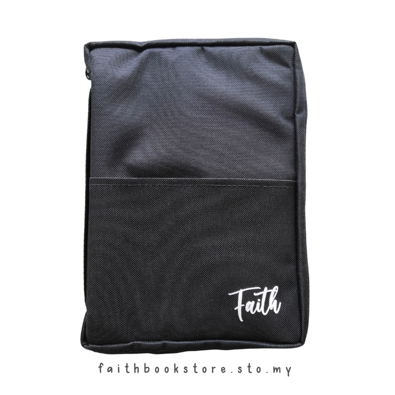 Bible Cover · 圣经套 · Size L · Black (Faith) | Blue (Hope) | Maroon (Love ...