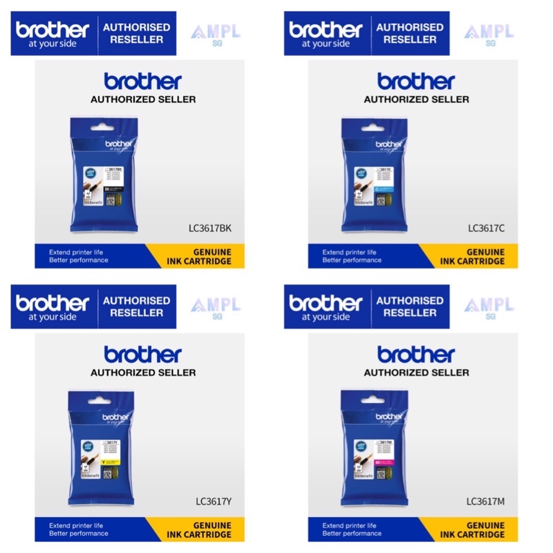 Genuine Brother LC3617 HIGH YIELD INK CARTRIDGE for MFC-J2330DW, MFC ...