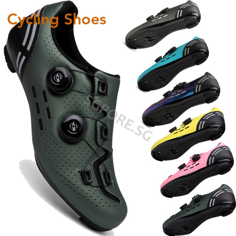 Road bike shoes carbon men cycling sneaker MTB self-locking cleats ...