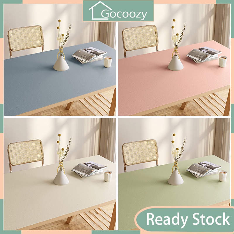 Nordic Green Tablecloth Waterproof Oil-Proof Disposable Leather Table ...