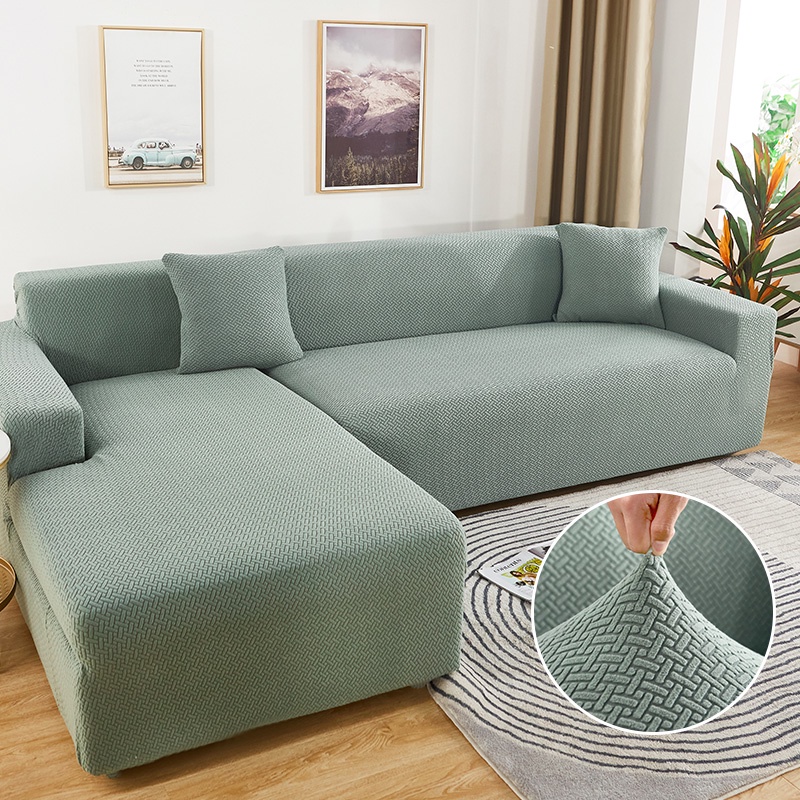 【Ready to Ship】L shaped Sofa Cover 1 2 3 4 Seater Protector Cat Scratch ...