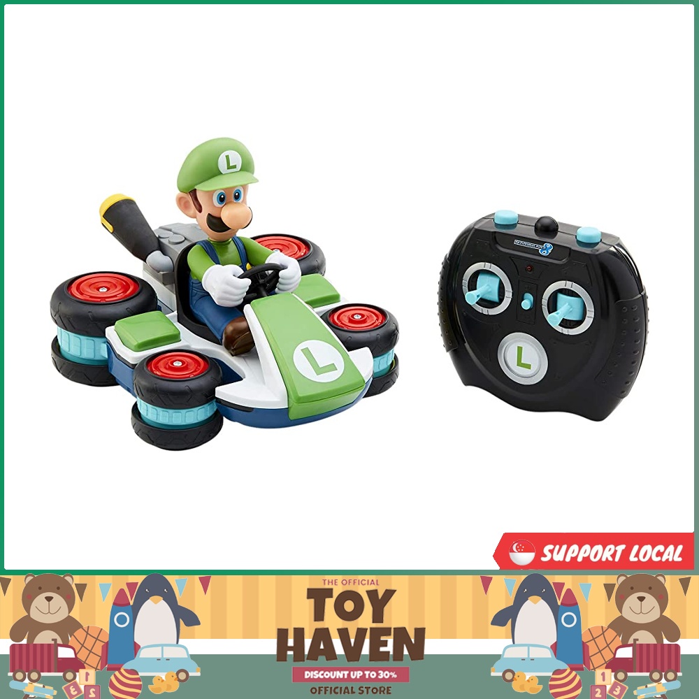 [sgstock] Nintendo Super Mario Kart 8 Luigi Anti-Gravity Mini RC Racer ...