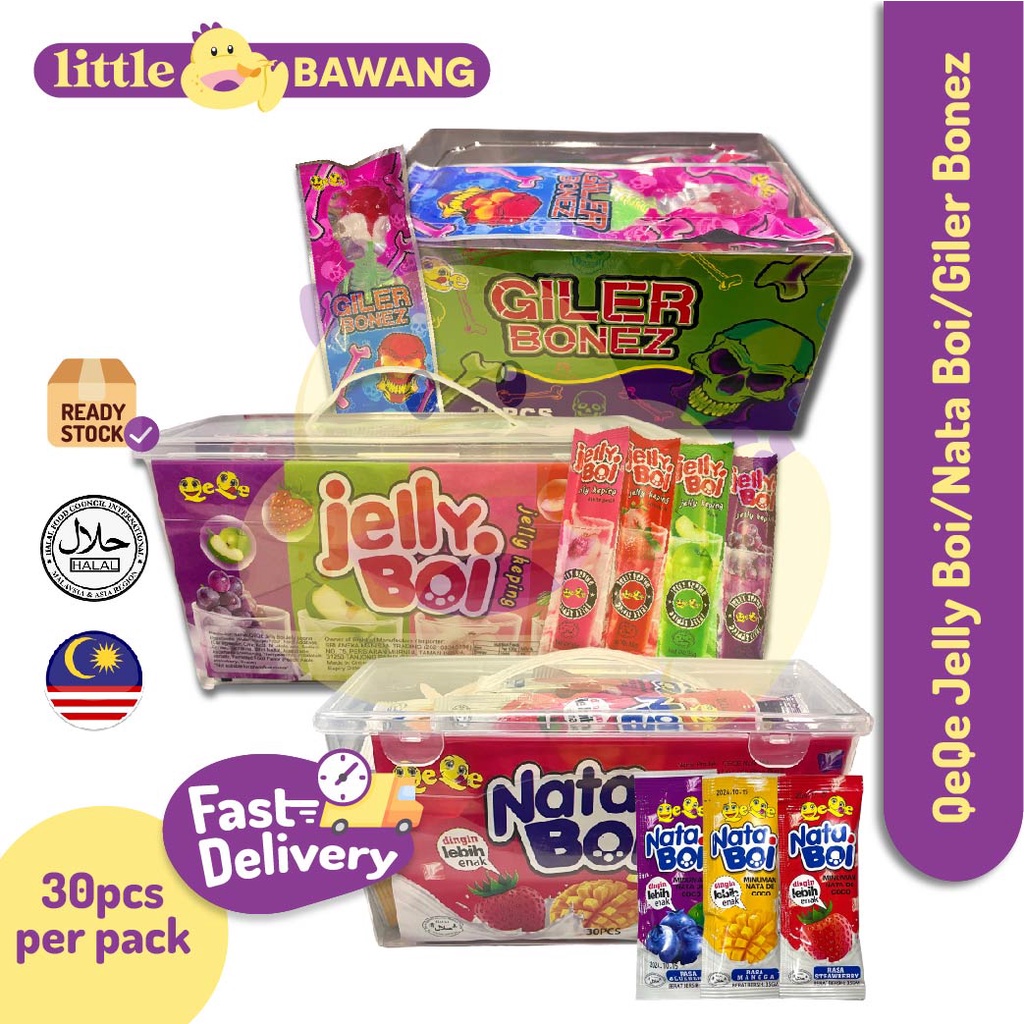 QeQe Jelly Boi Jelly Keping Nata Boi QeQe Giler Bonez Fruit Flavoured ...