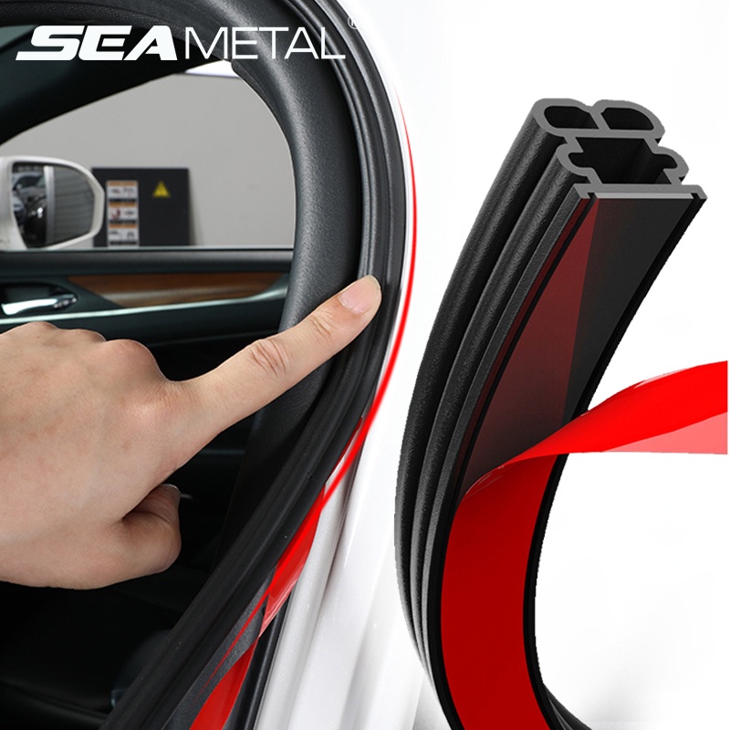 SEAMETAL Car Door Rubber Seal Strip Car Sealing Sticker Sealant Weatherstrip Noise Insulation ...