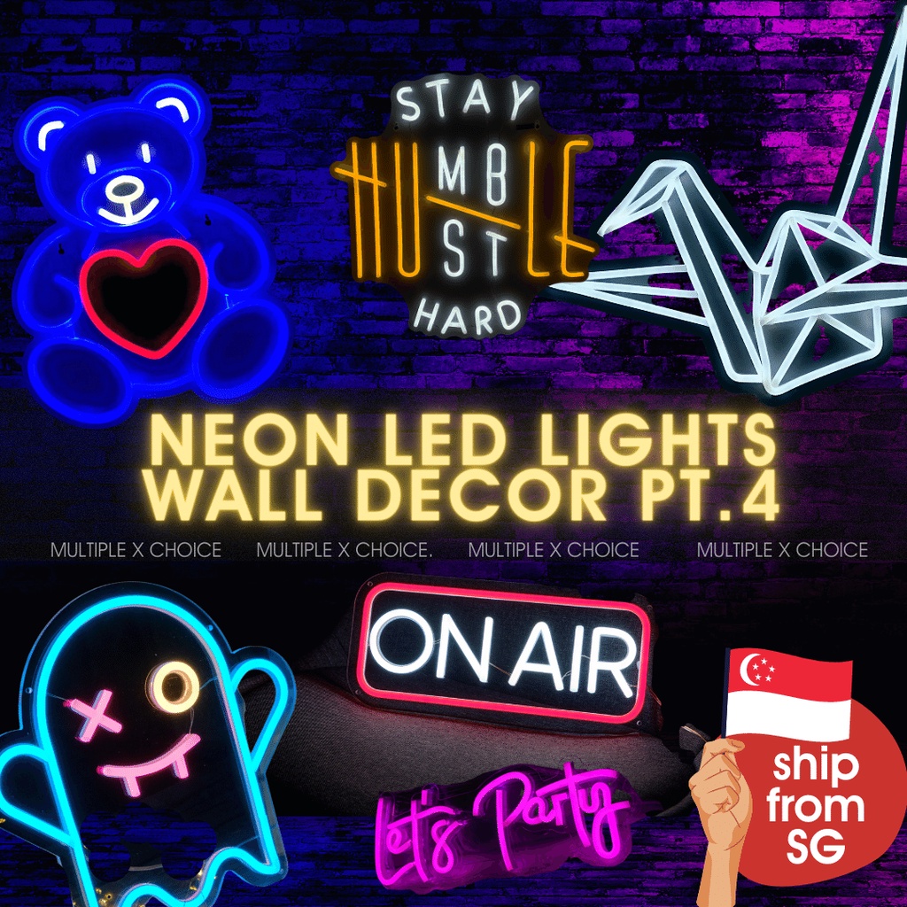 Hari Raya Neon LED Christmas Light Decoration Signage (Various Designs ...