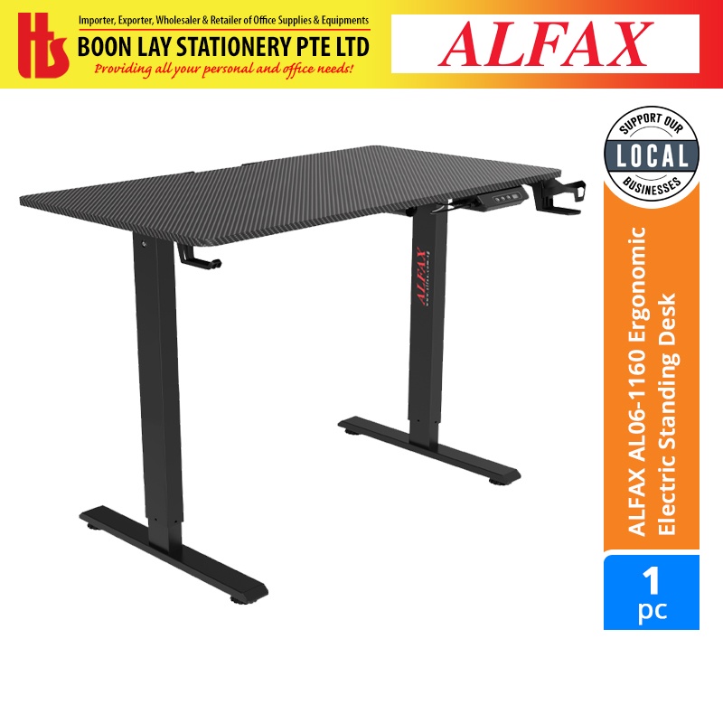 ALFAX AL06-1160 Ergonomic Electric Standing Desk | Shopee Singapore
