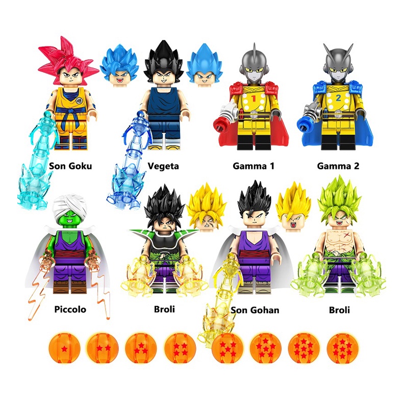 Son Goku Vegeta Minifigures Dragon Japan Comics Building Blocks Toys ...