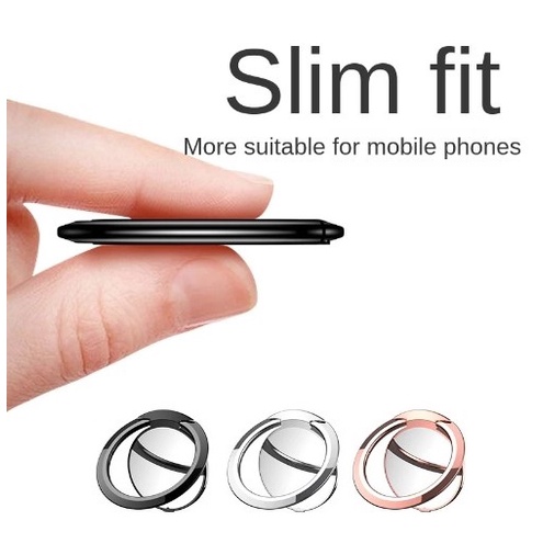Ring Phone Finger Holder Stand Back Sticker with Car Magnetic Metal ...