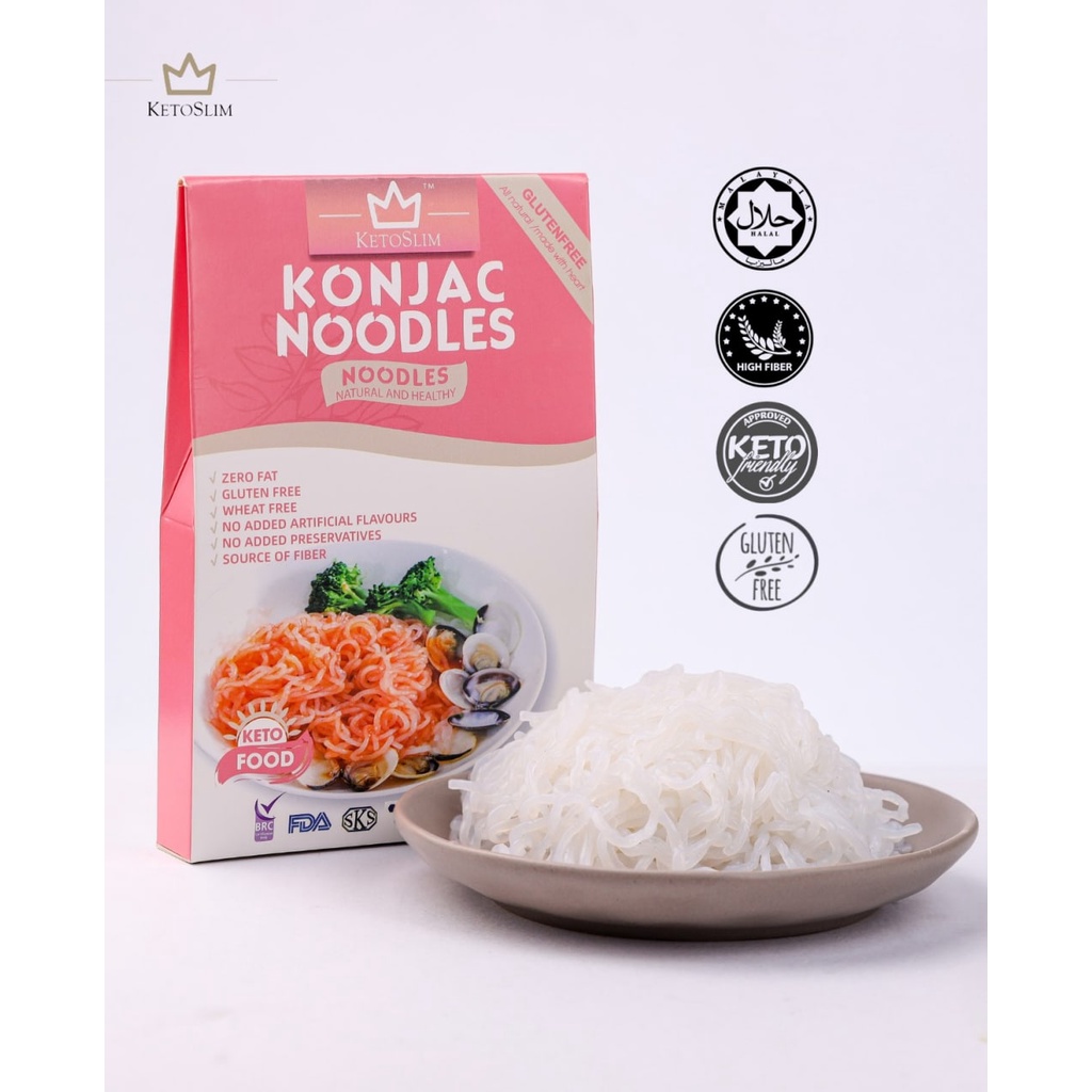 Keto Slim Mo Konjac - Ideal Food for Keto Diet, Low Calorie Noodles ...
