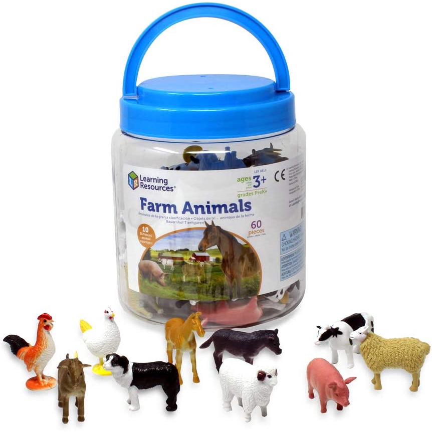 Learning Resources Farm Animals Counters Set | Shopee Singapore