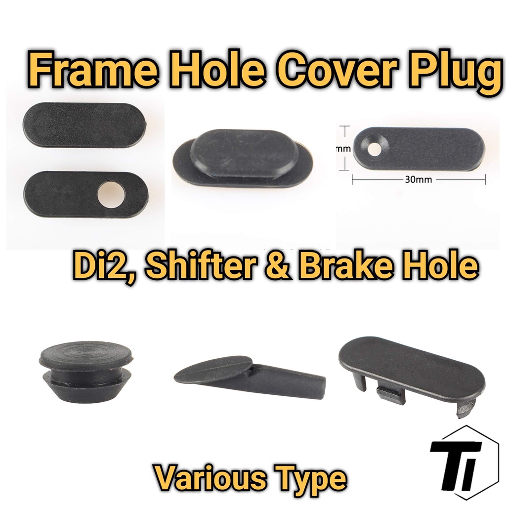Bike Frame Hole Cover Plug Cap Blind Plug | Silicon Rubber Wireless Di2 ...