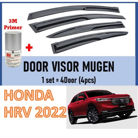 Honda HRV H-RV 2022 2023 Mugen Door Visor Sun Visor (4PCS/SET) | Shopee ...